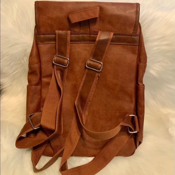 Vbiger | Bags | Vbiger Mens Pu Leather Vintage Laptop Backpack | Poshmark